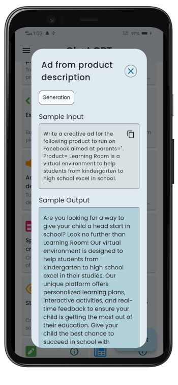 ICGPT- GPT AI Writing Assistant, Image Generator & Content Creator Flutter App + WEB version ...